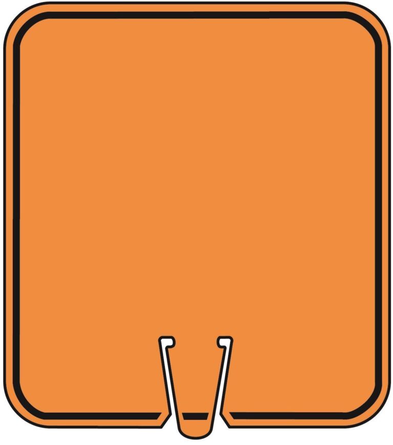 Traffic Cone Signs. snap on signs